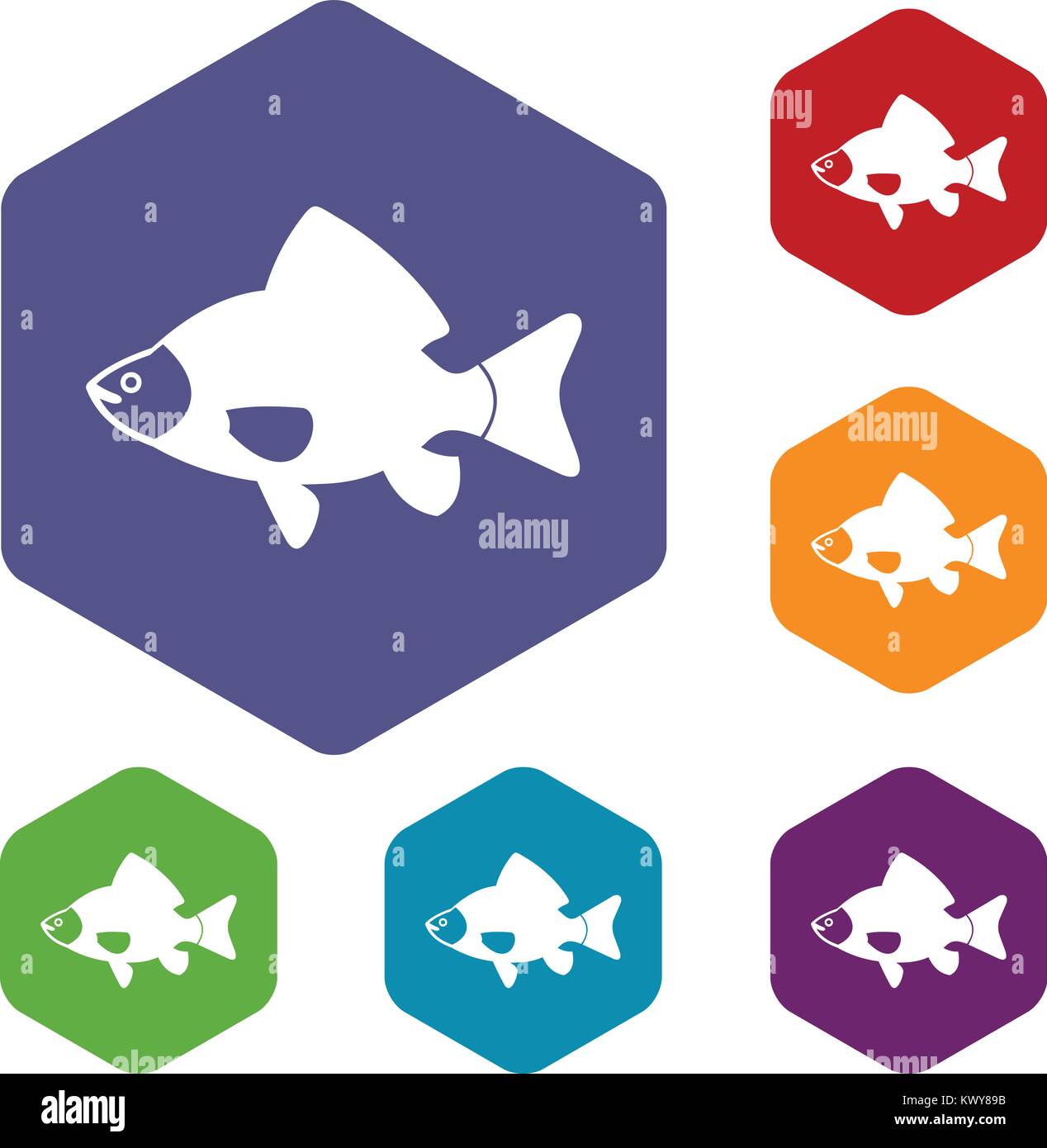 Rhombus fish Stock Vector Images - Alamy