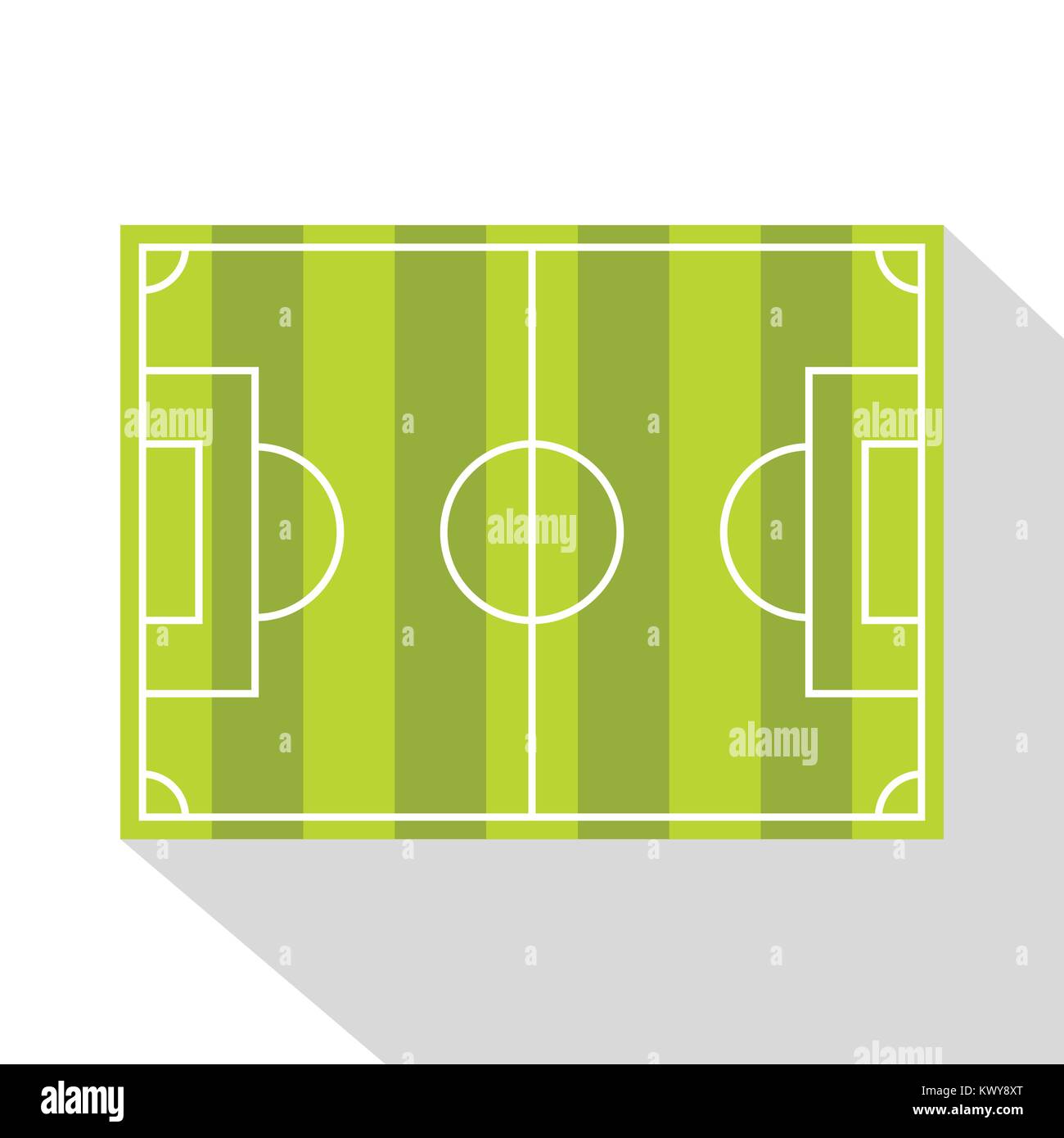 Soccer field or football grass field icon Stock Vector Image & Art - Alamy