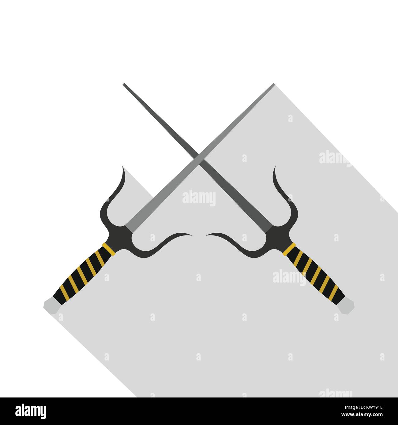 Weapon sai Stock Vector Images - Alamy