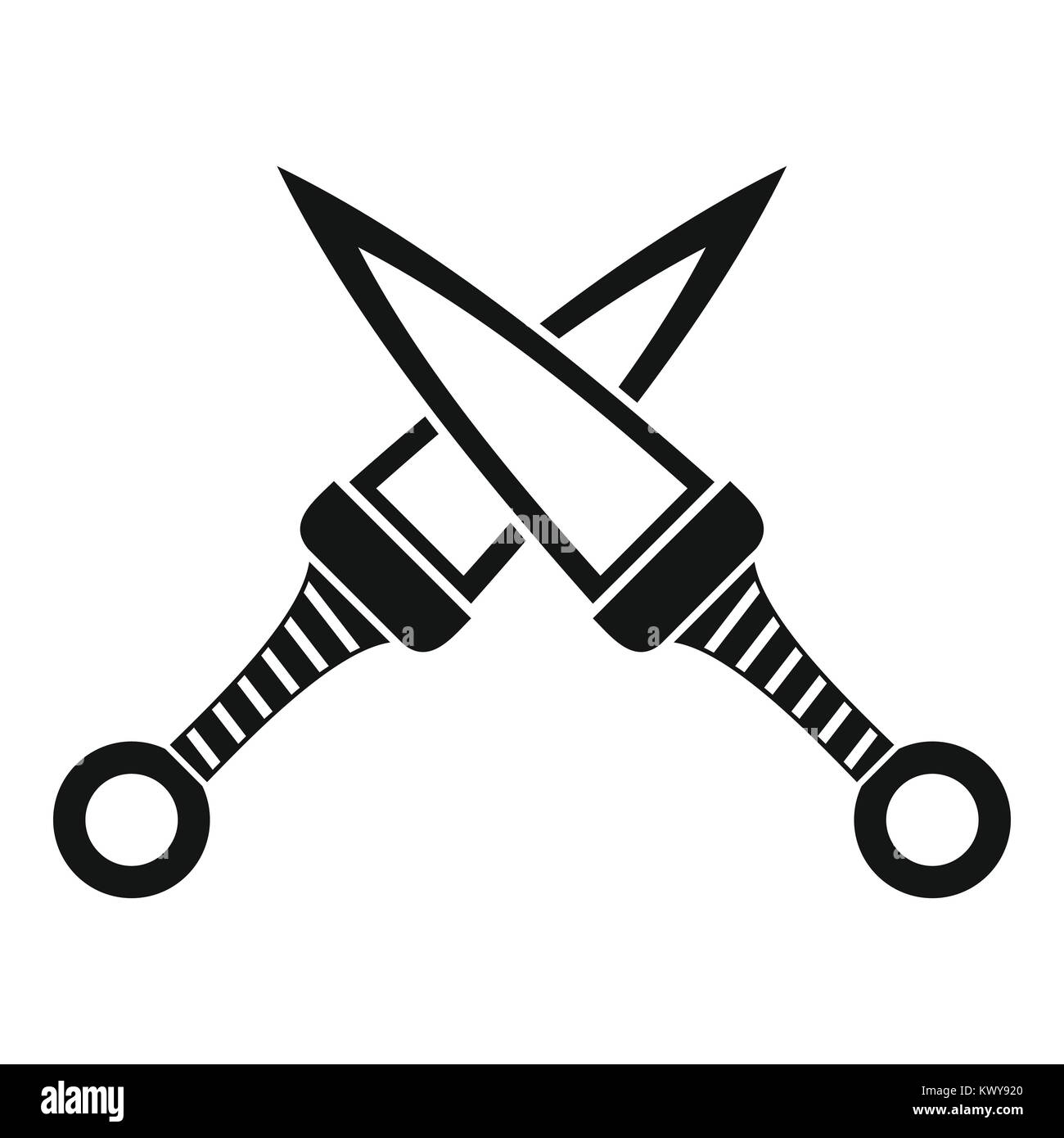 Kunai Cut Out Stock Images & Pictures - Alamy