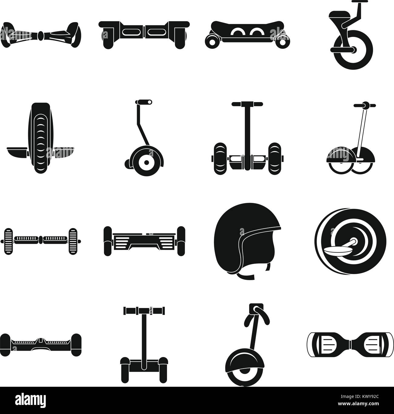 Rental icons set simple Cut Out Stock Images & Pictures - Alamy