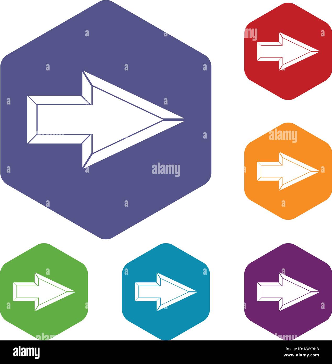 Pointer icons set Stock Vector Image & Art - Alamy