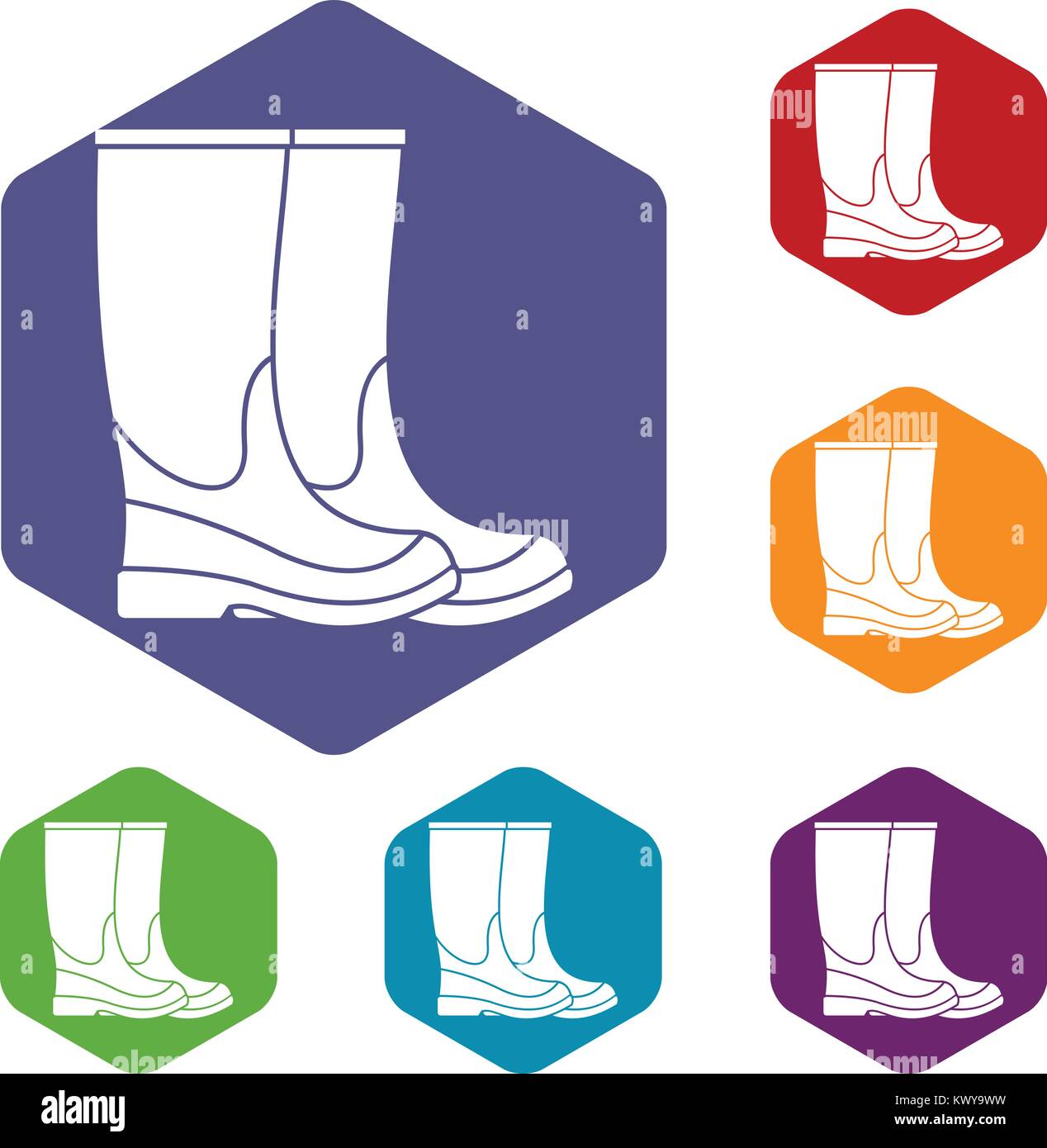 Technical boots Stock Vector Images - Alamy