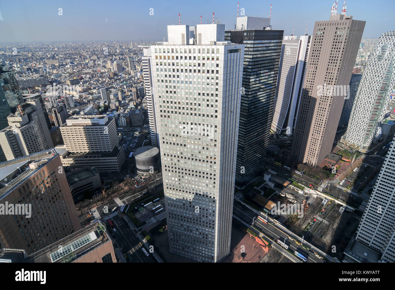 The Tokyo Skyline as seen from the Tokyo Metropolitan Government ...