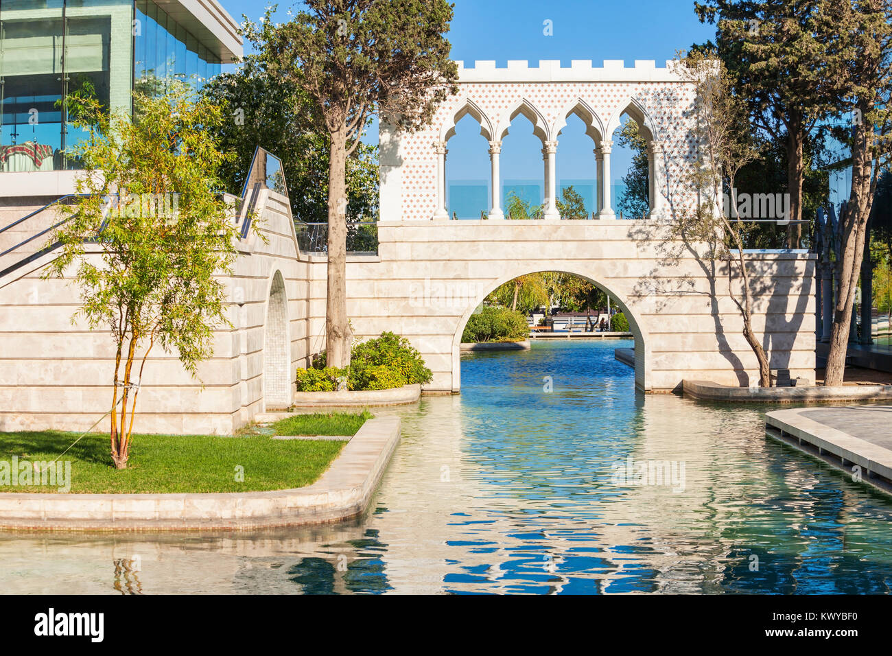 The Little Venice water park is located on the Baku Boulevard in the ...