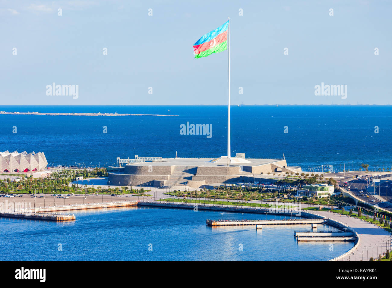 National Flag Square is a large city square off Neftchiler Avenue in ...