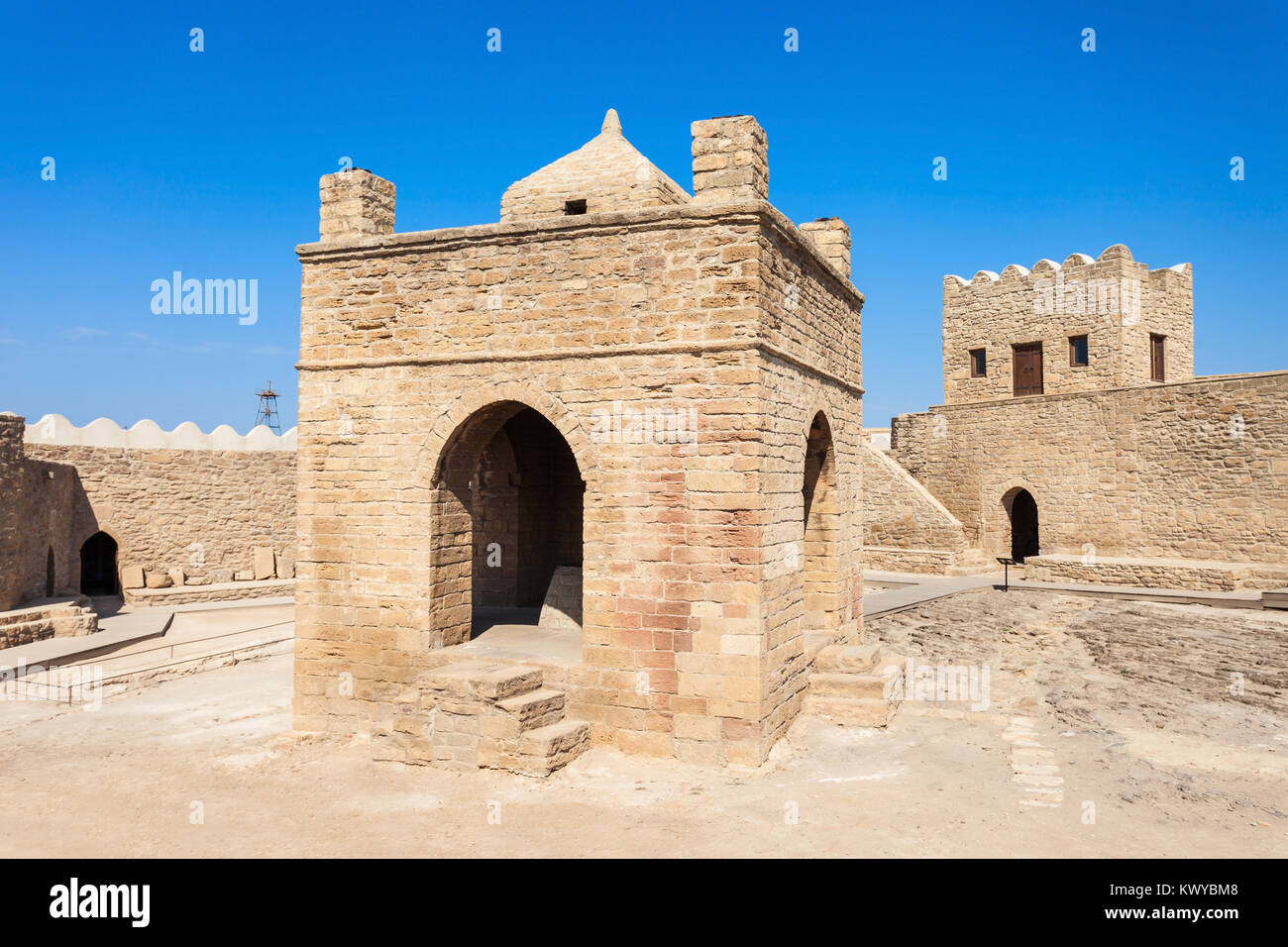 The Baku Ateshgah or Fire Temple of Baku is a temple in Surakhani near ...