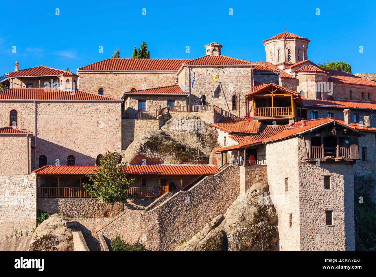 The Monastery of Great Meteoron is the largest monastery at Meteora ...