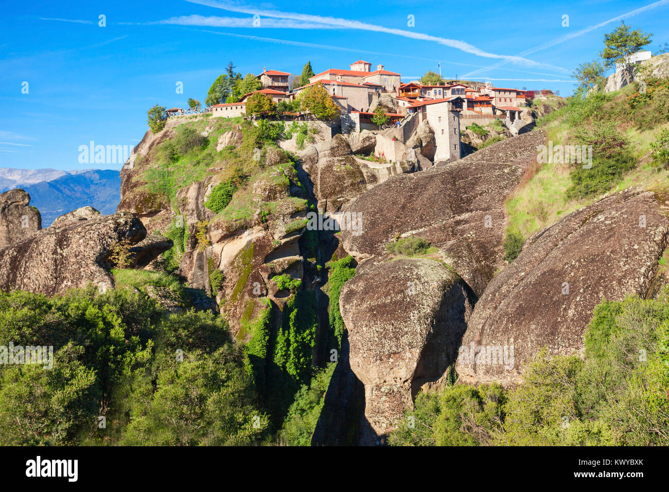 The Monastery of Great Meteoron is the largest monastery at Meteora ...