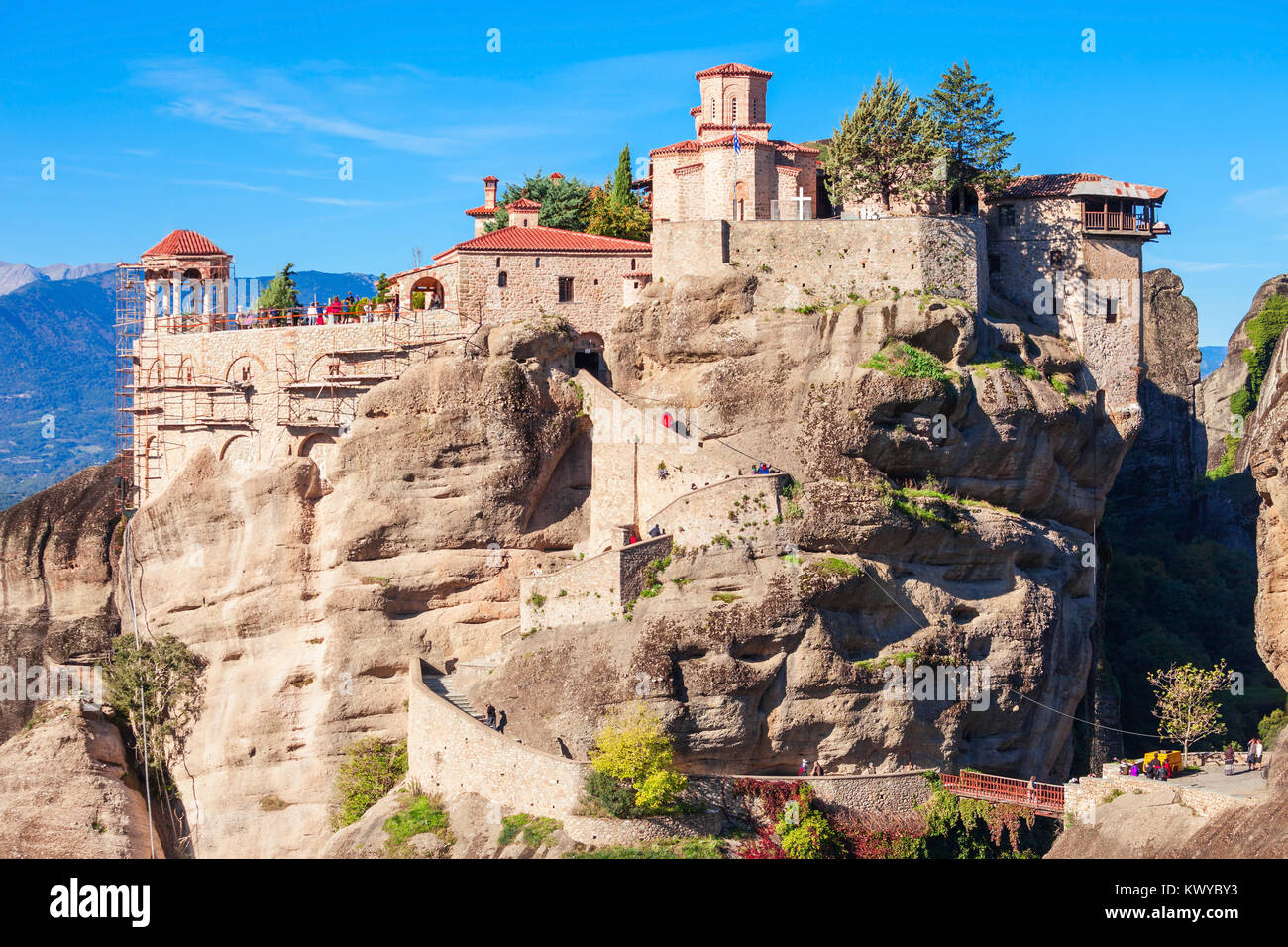 The Monastery of Varlaam is the second largest monastery in the Meteora ...