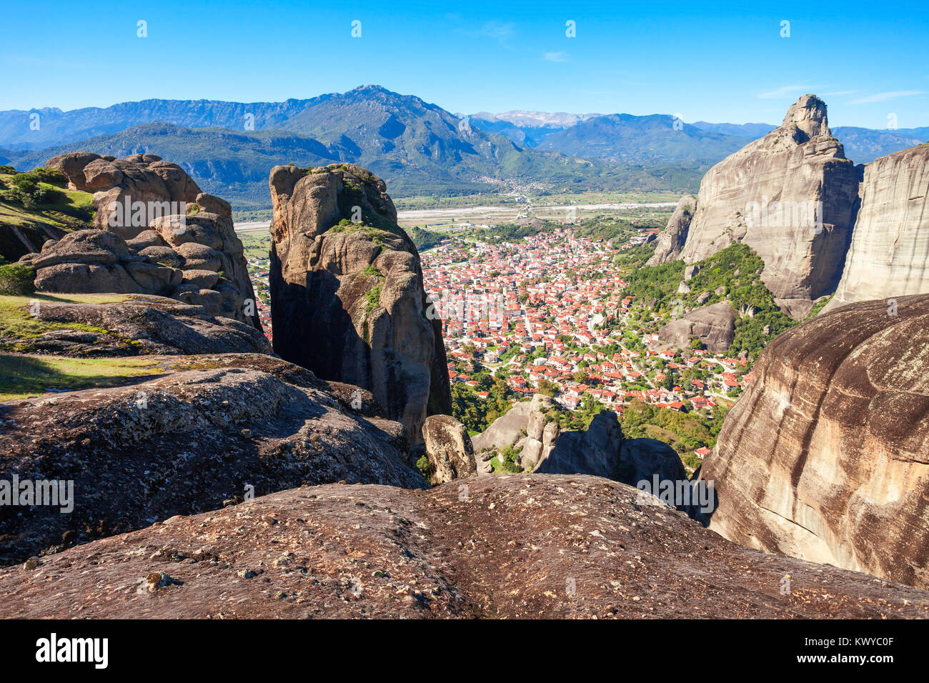 Meteora rocks trikala region hi-res stock photography and images - Alamy