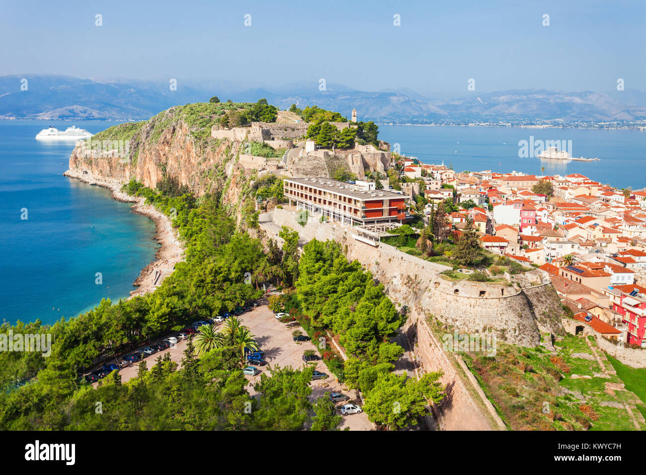 City walls of the Akronafplia or Acronauplia, means Inner Castle ...