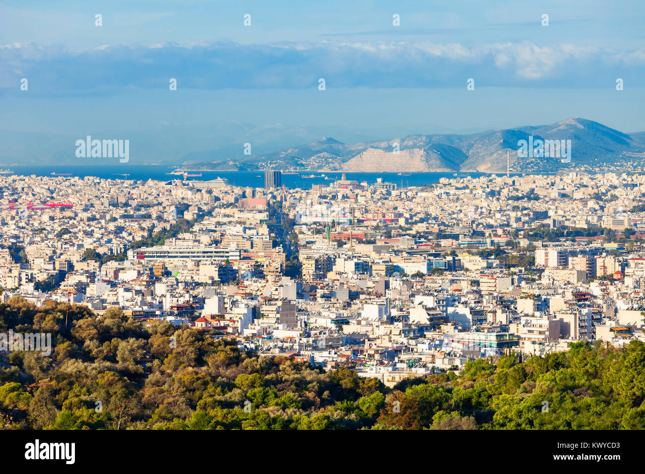 Athens aerial hi-res stock photography and images - Alamy