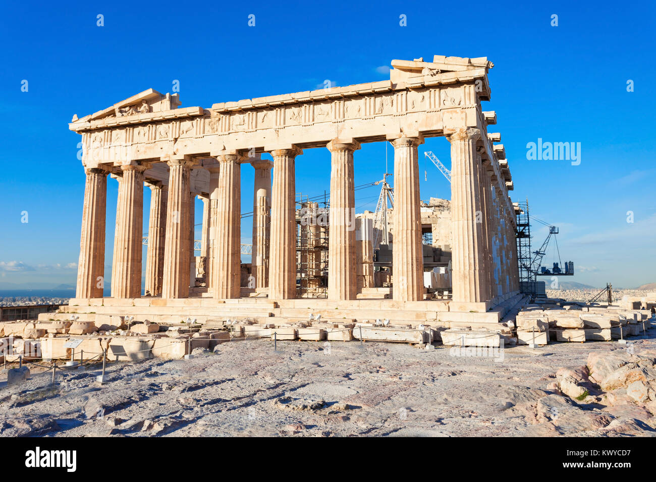 The Parthenon Temple on the Acropolis in Athens, Greece Stock Photo - Alamy