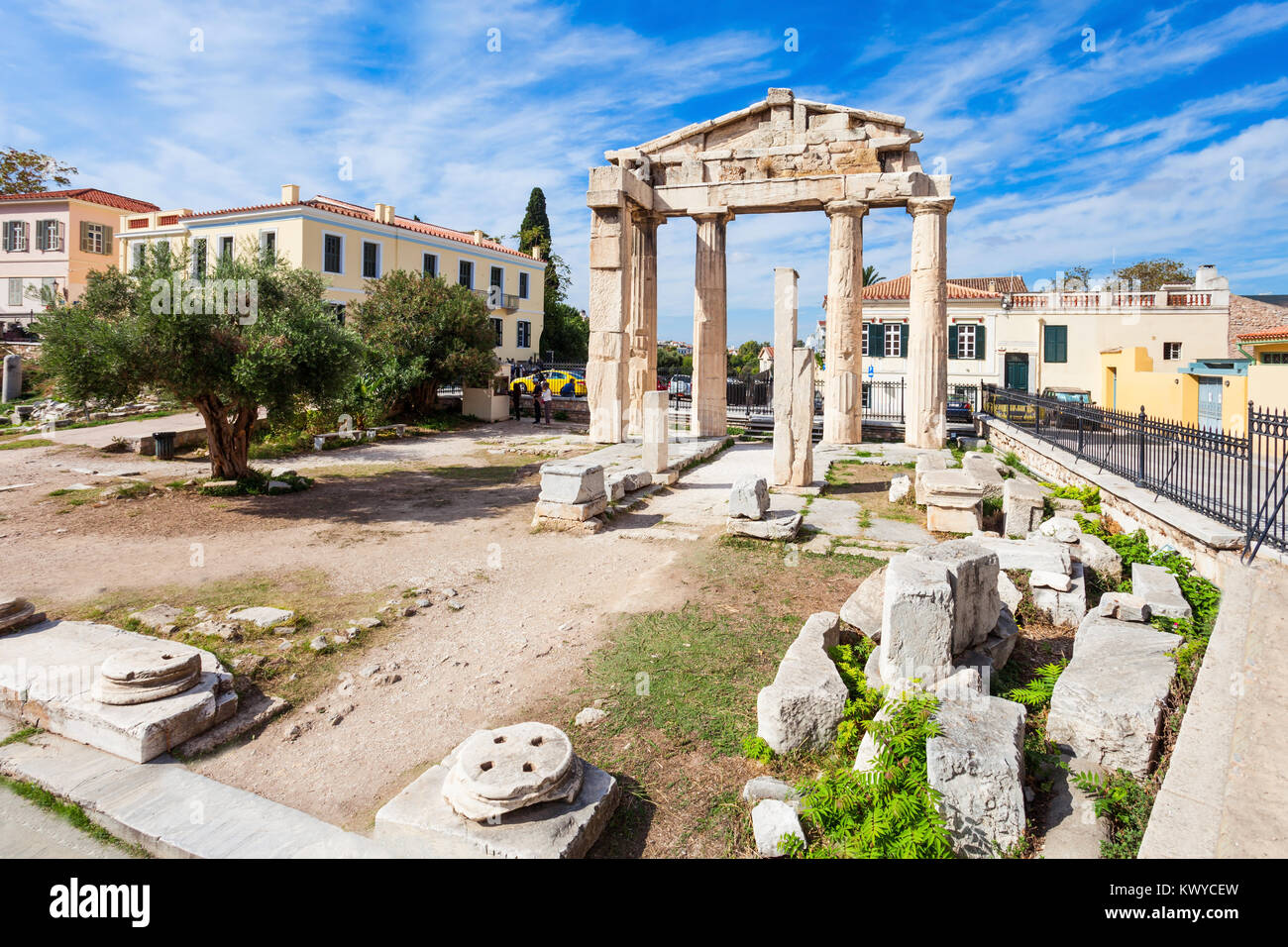 Gate of athena hi-res stock photography and images - Alamy
