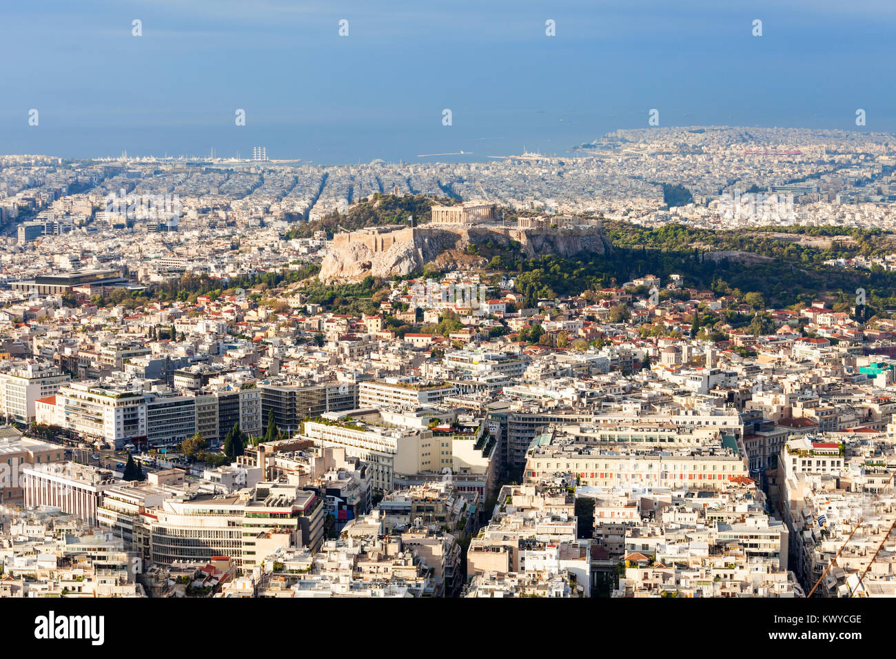 Aerial view athens greece museum hi-res stock photography and images ...
