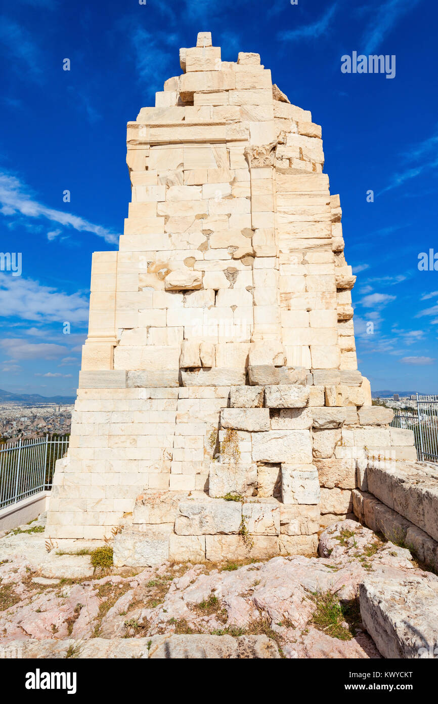 Philopappos Monument is ancient Greek mausoleum and monument dedicated ...