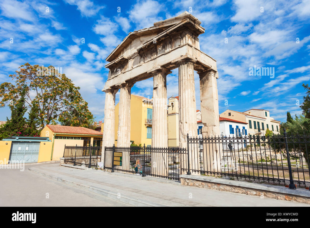 Gate of athena archegetis hi-res stock photography and images - Alamy