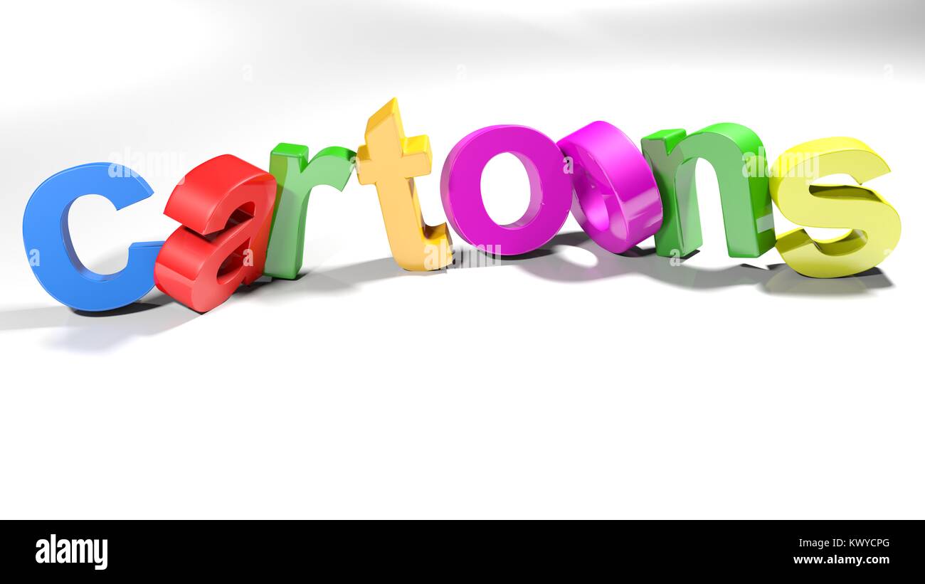Cartoons 3D colorful write - 3D rendering Stock Photo - Alamy Cartoons 3D colorful write - 3D rendering Stock Photo - Alamy