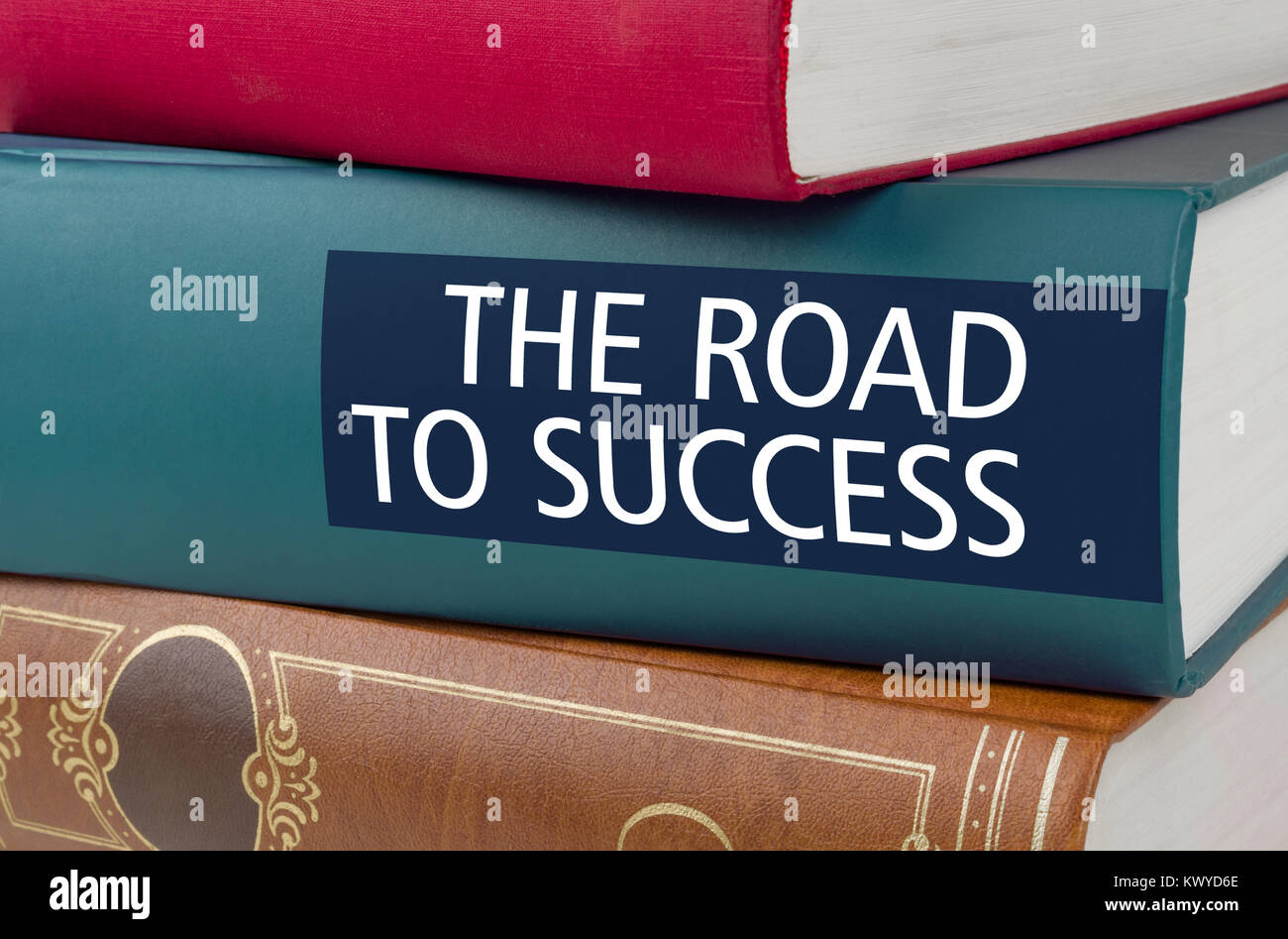 A book with the title The Road to success Stock Photo - Alamy
