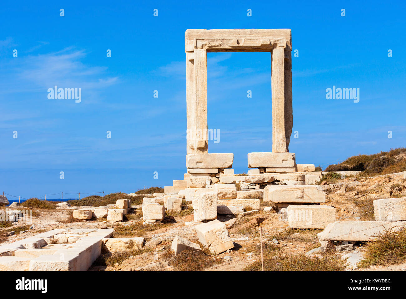 Greece naxos palatia apollo hi-res stock photography and images - Alamy