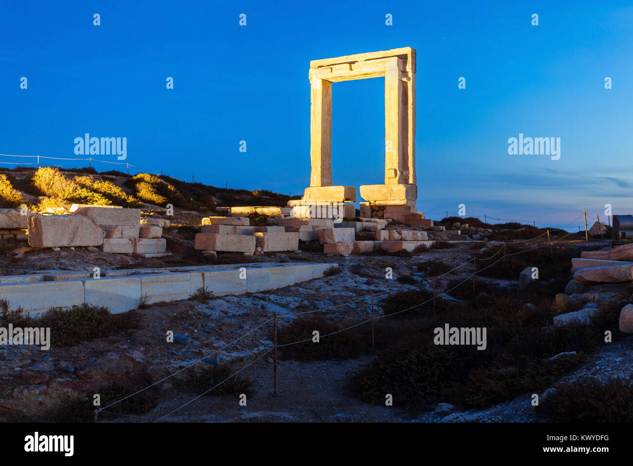 Apollo temple at night hi-res stock photography and images - Alamy