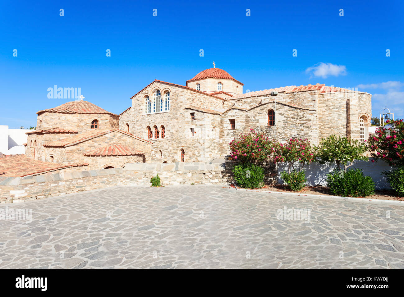 Panagia Ekatontapyliani or Church of 100 Doors on the island of Paros ...