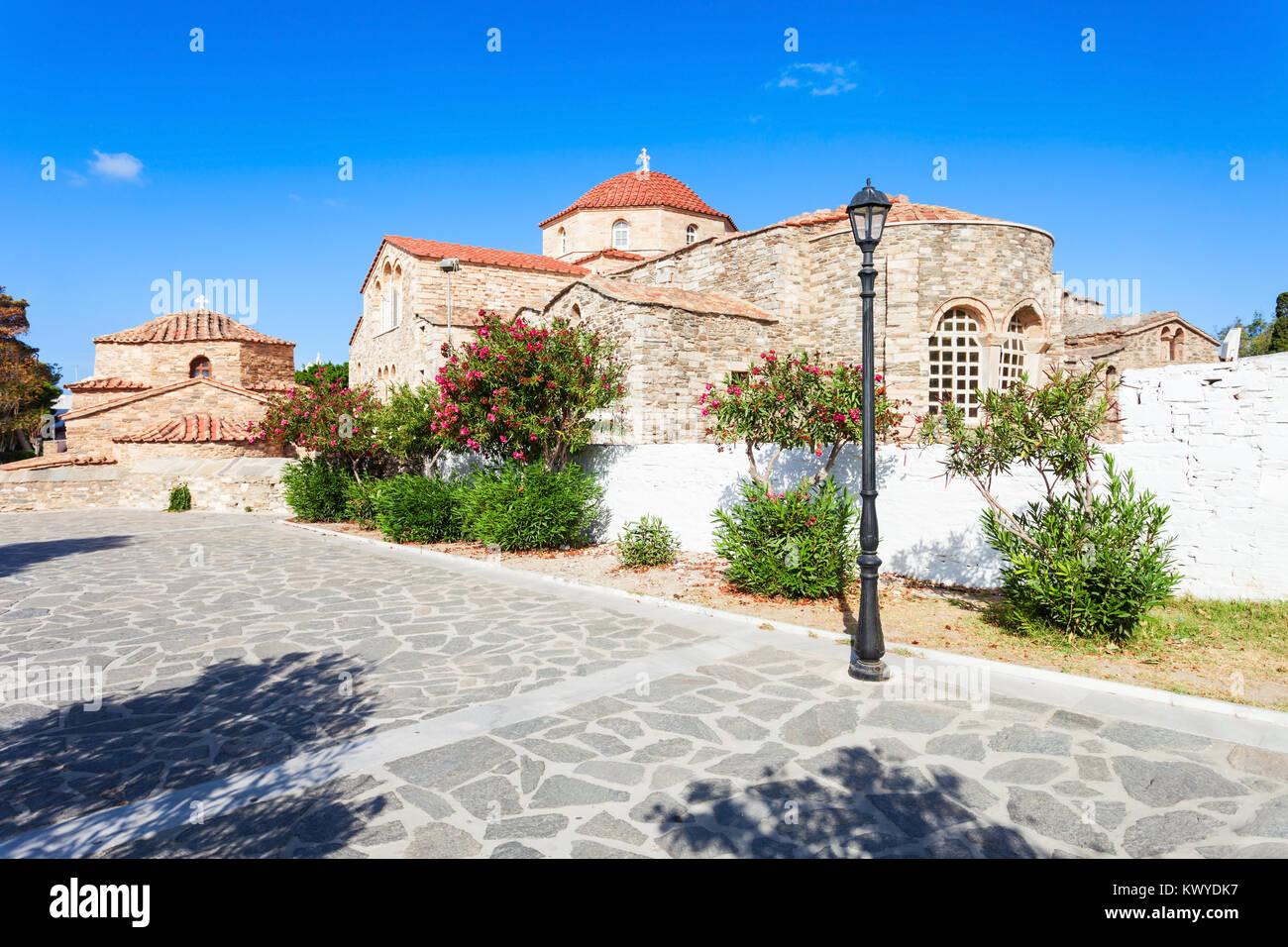Panagia Ekatontapyliani or Church of 100 Doors on the island of Paros ...