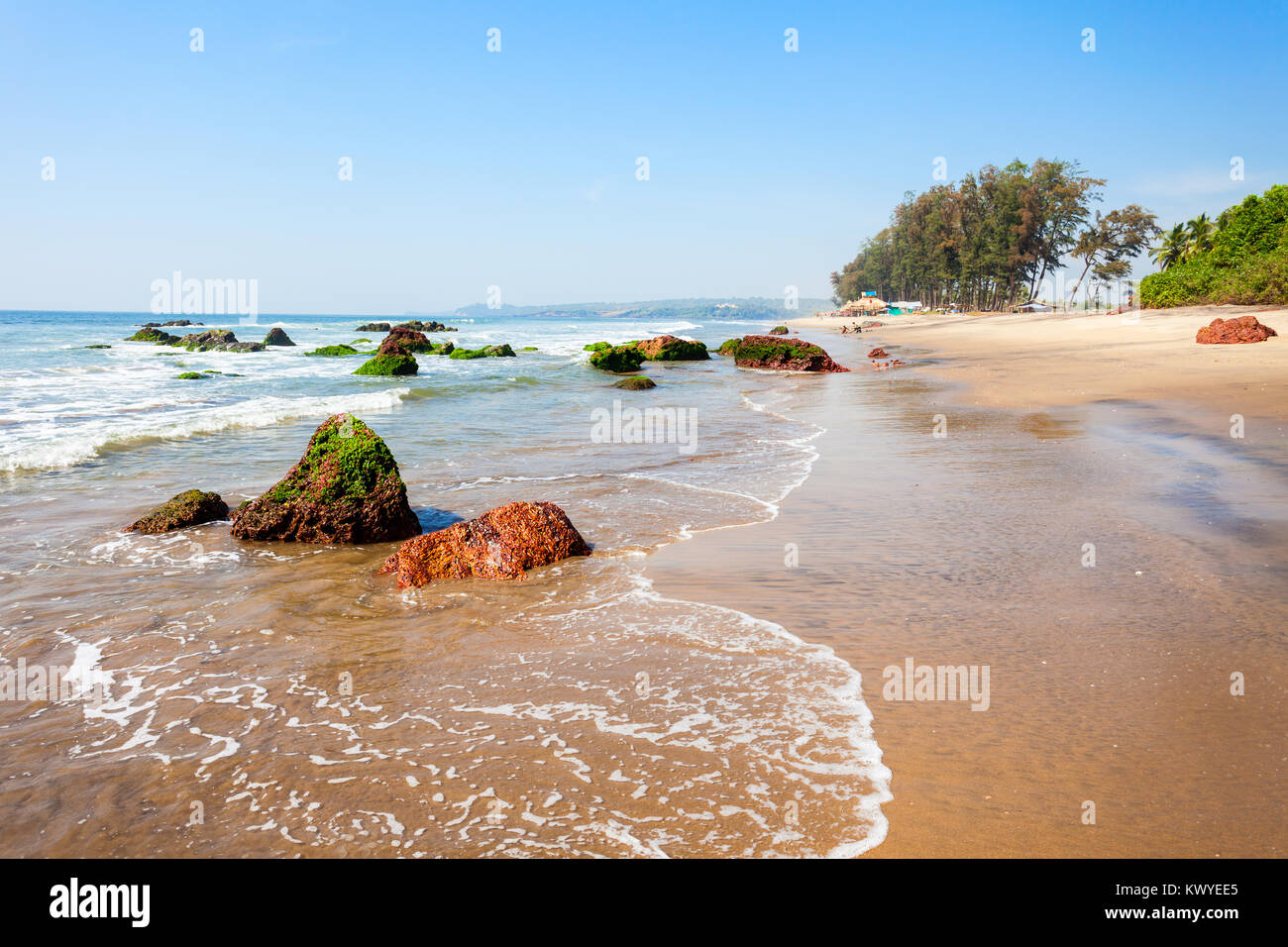 India goa keri beach hi-res stock photography and images - Alamy