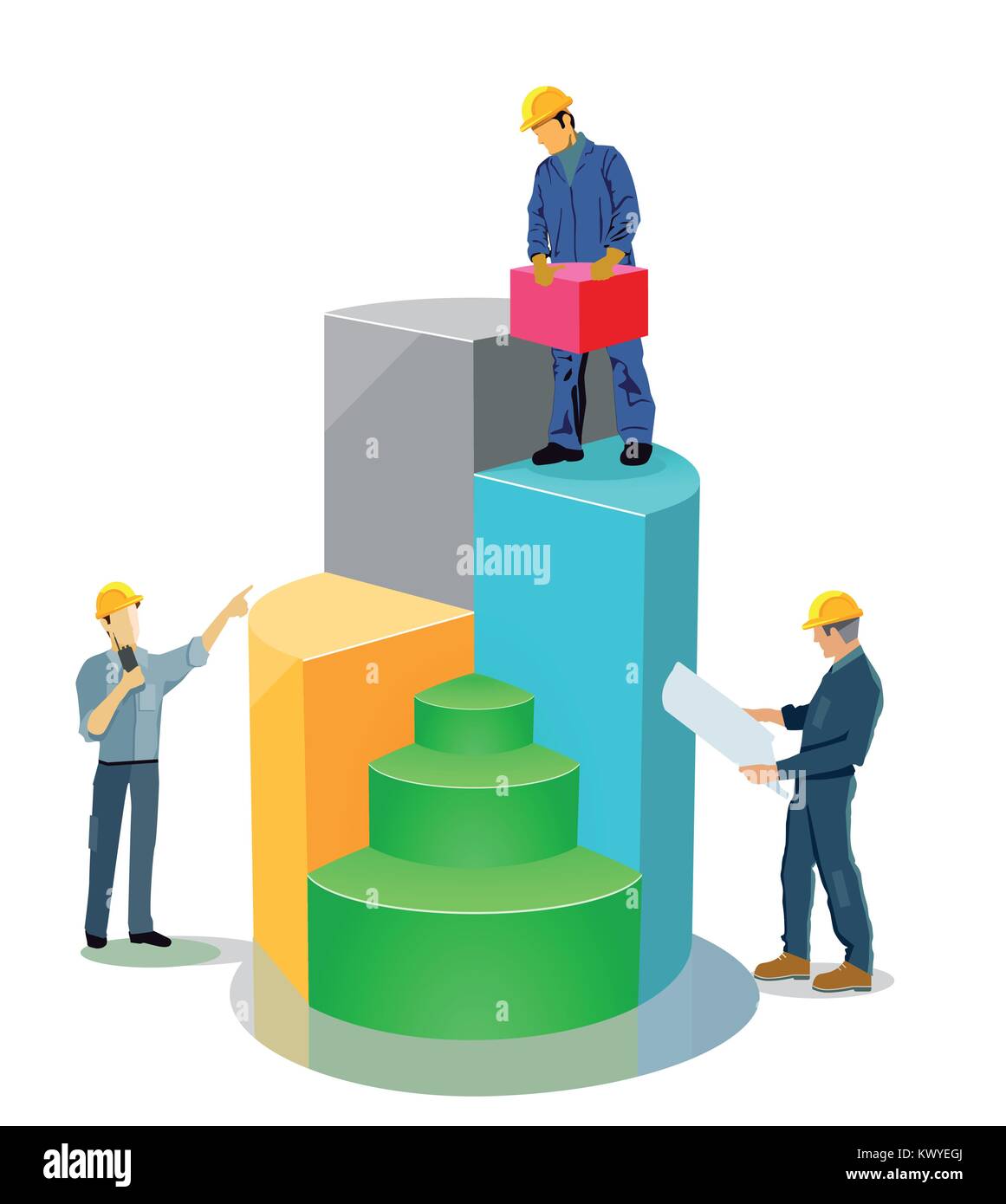 Building performance balance sheet, illustration Stock Vector Image ...