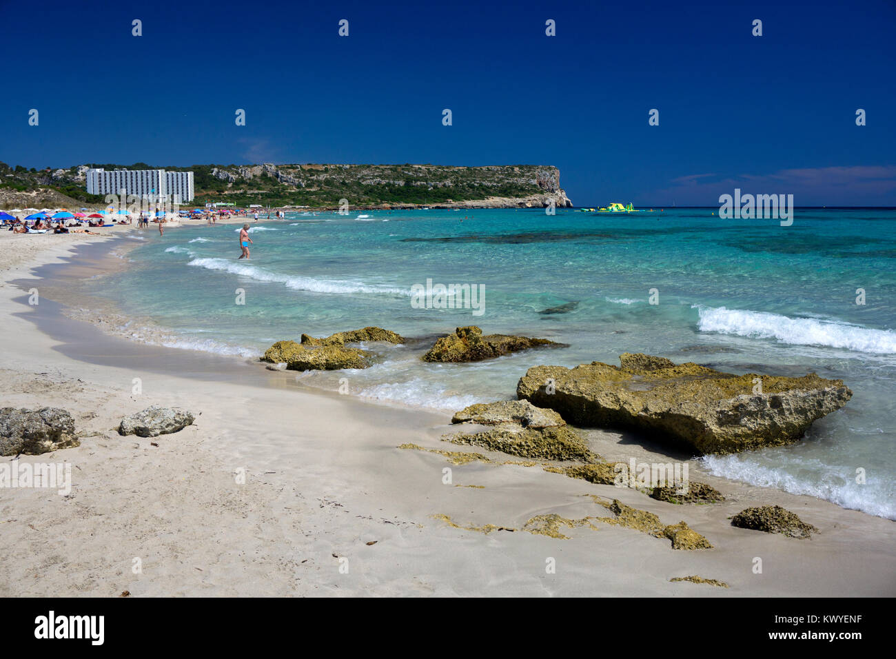 Menorca beach sunbathing High Resolution Stock Photography and Images ...
