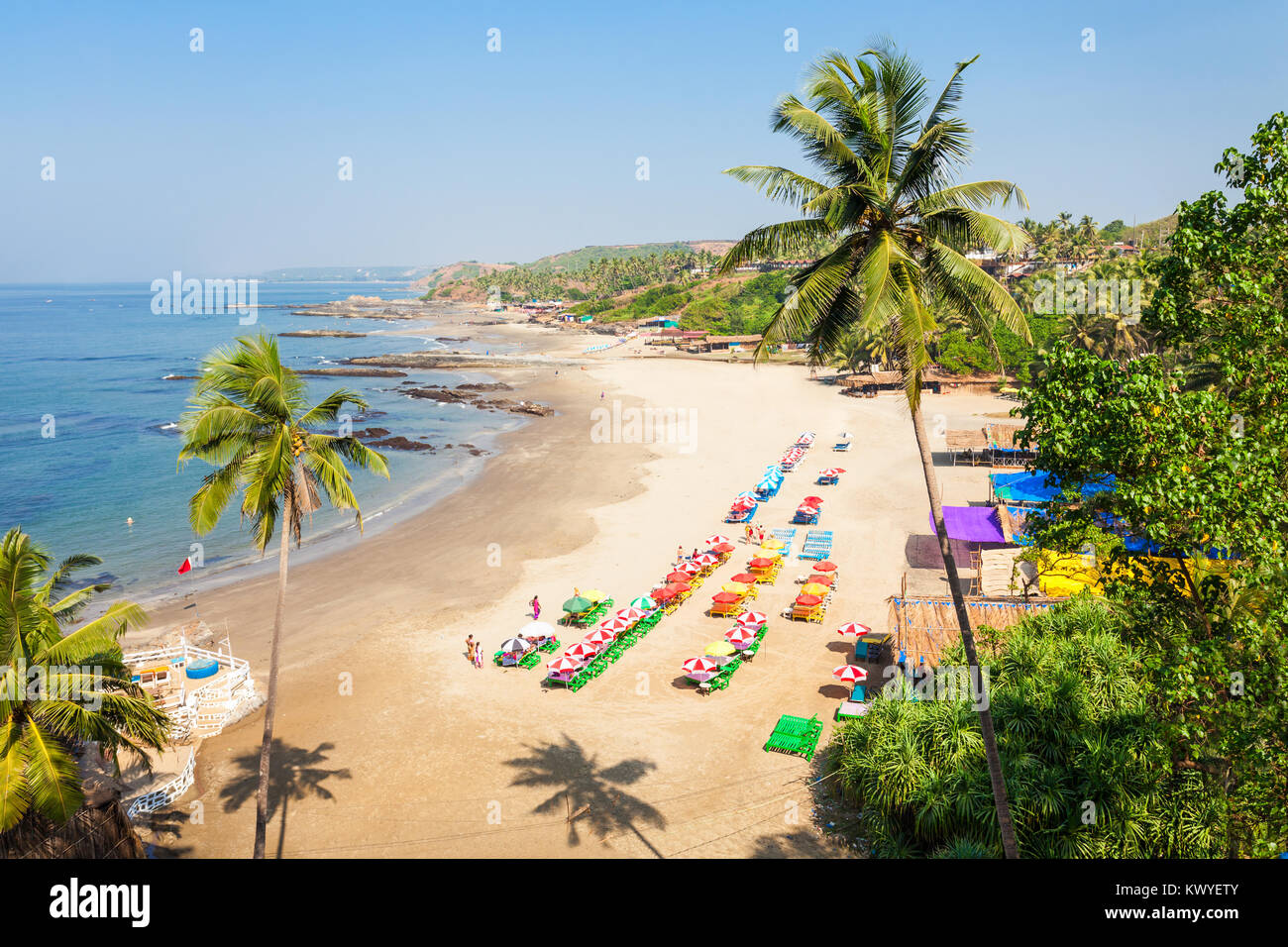 Goa, ozran beach hi-res stock photography and images - Alamy
