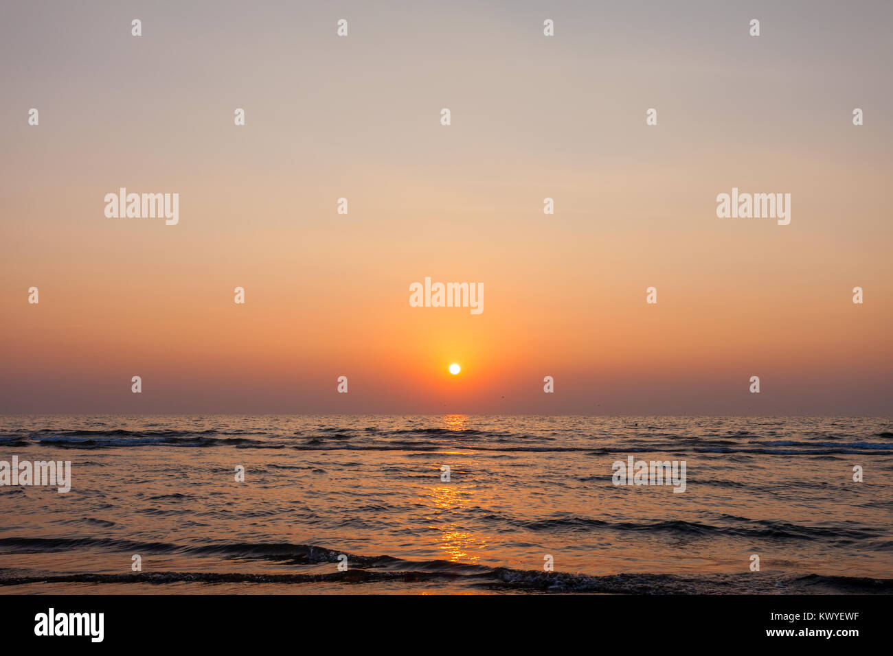Sunset at calangute beach goa hi-res stock photography and images - Alamy