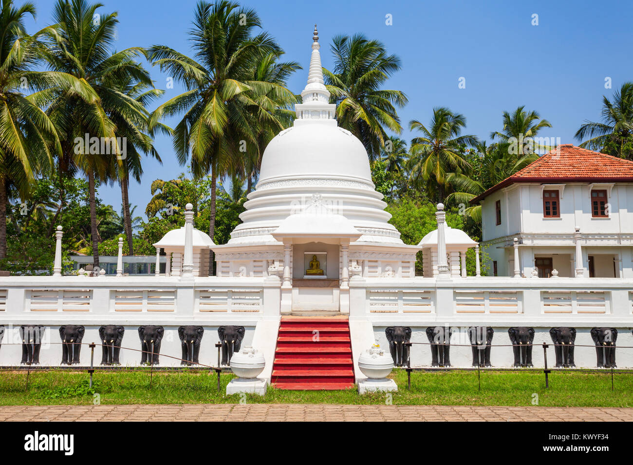 Abhayasekararama Temple is a buddhist temple in Negombo. Negombo is a ...