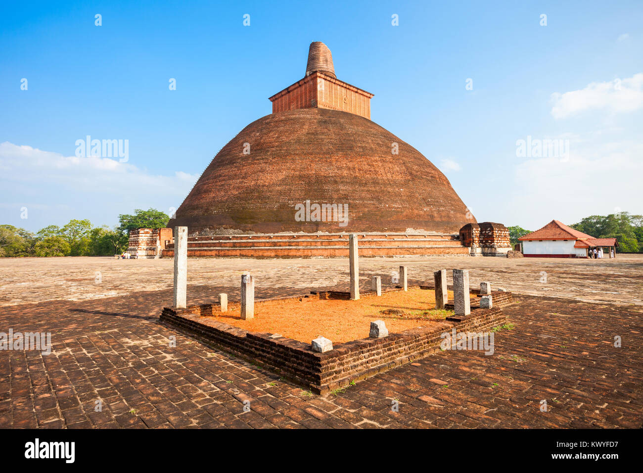 The Jethawanaramaya or Jetavanaramaya is a stupa located in the ruins ...