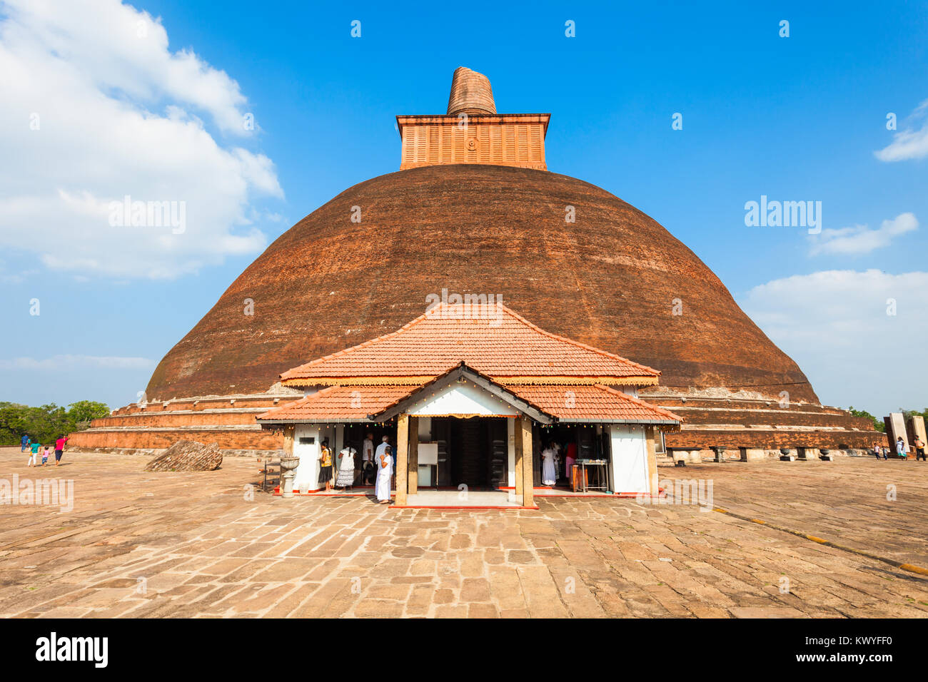 The Jethawanaramaya or Jetavanaramaya is a stupa located in the ruins ...