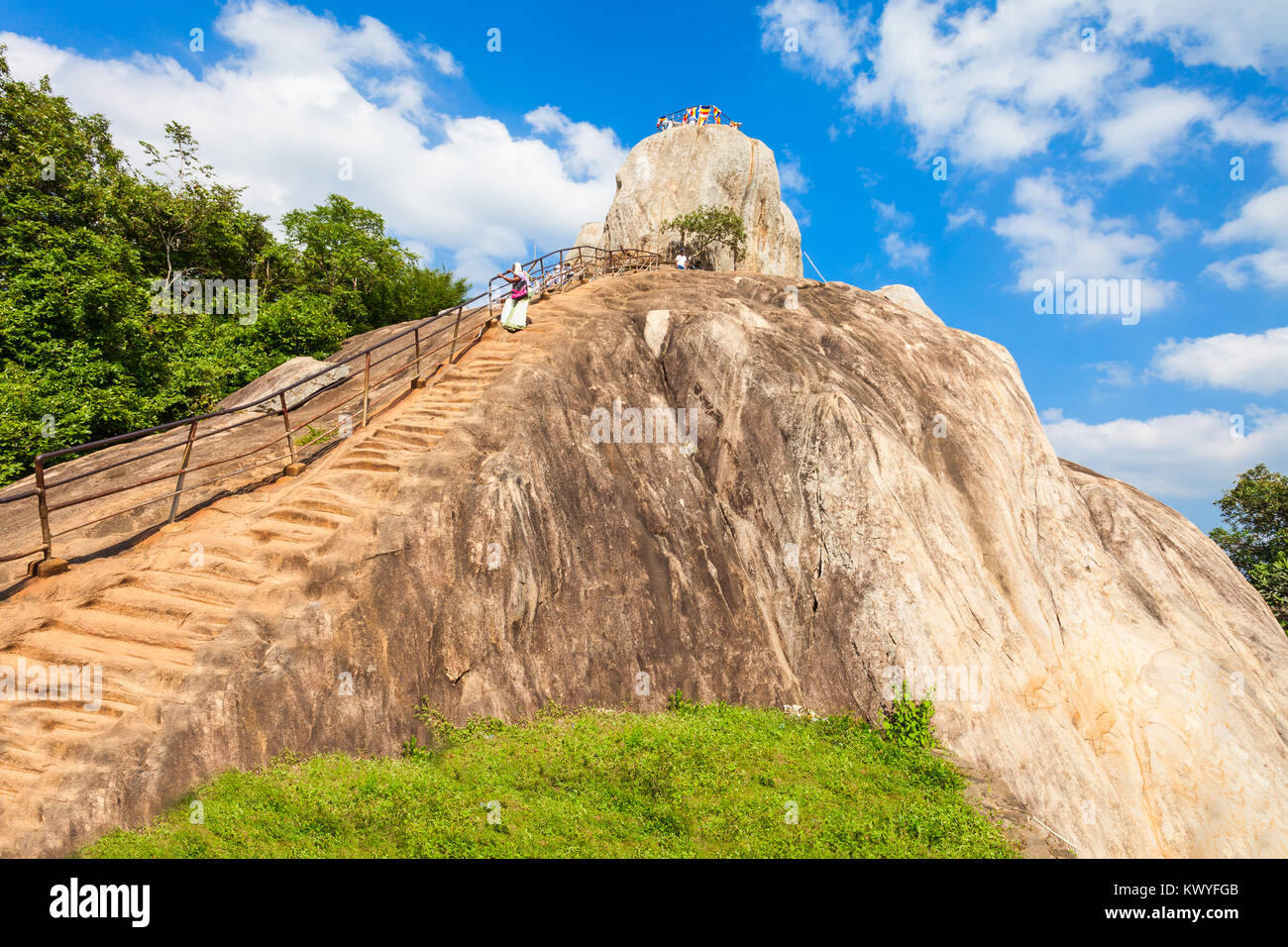 Mihintale Aradhana Gala or Meditation Rock at the Mihintale ancient ...