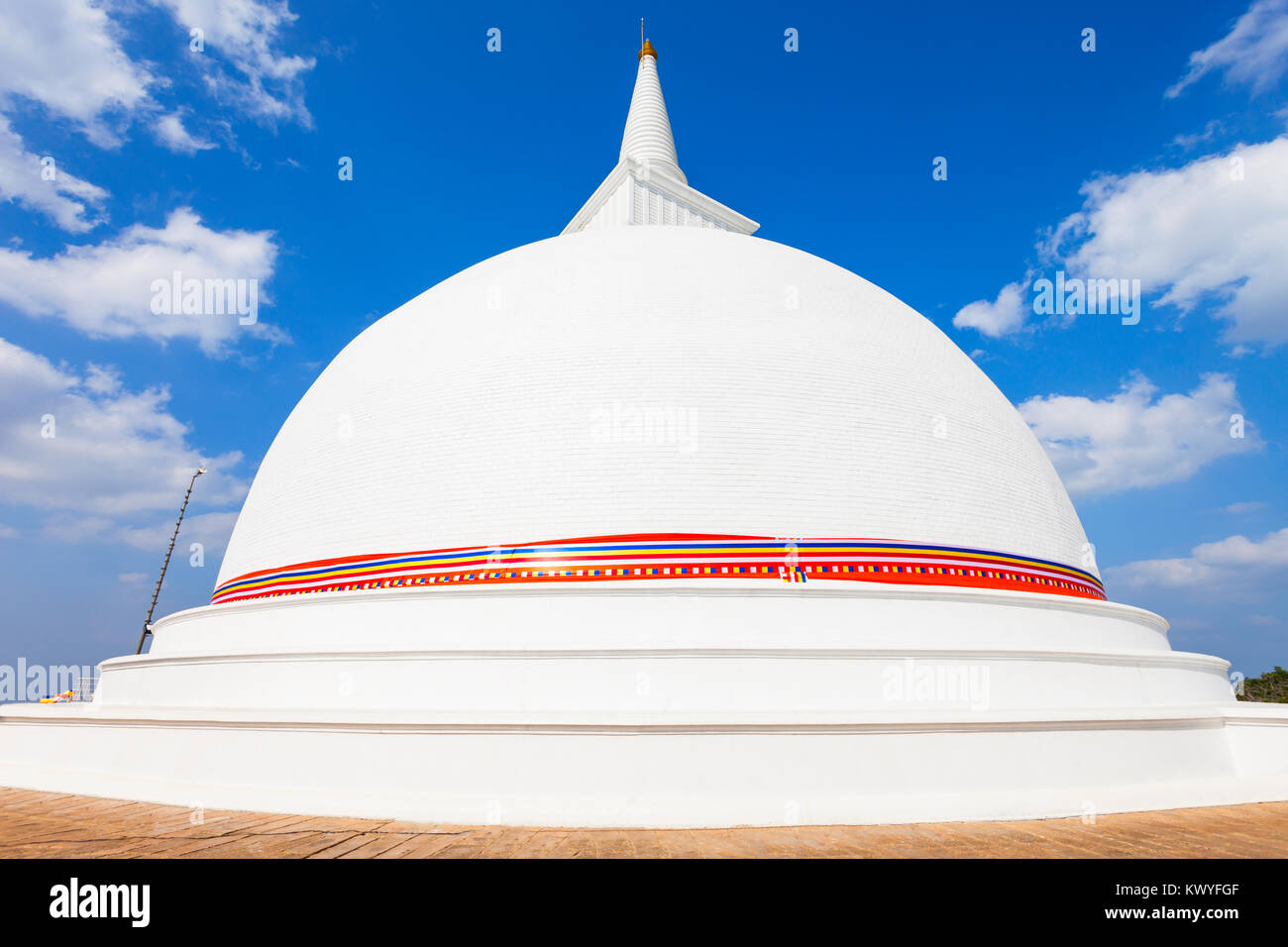 Maha Stupa is a large stupa known as the Maha Seya on the summit of the ...