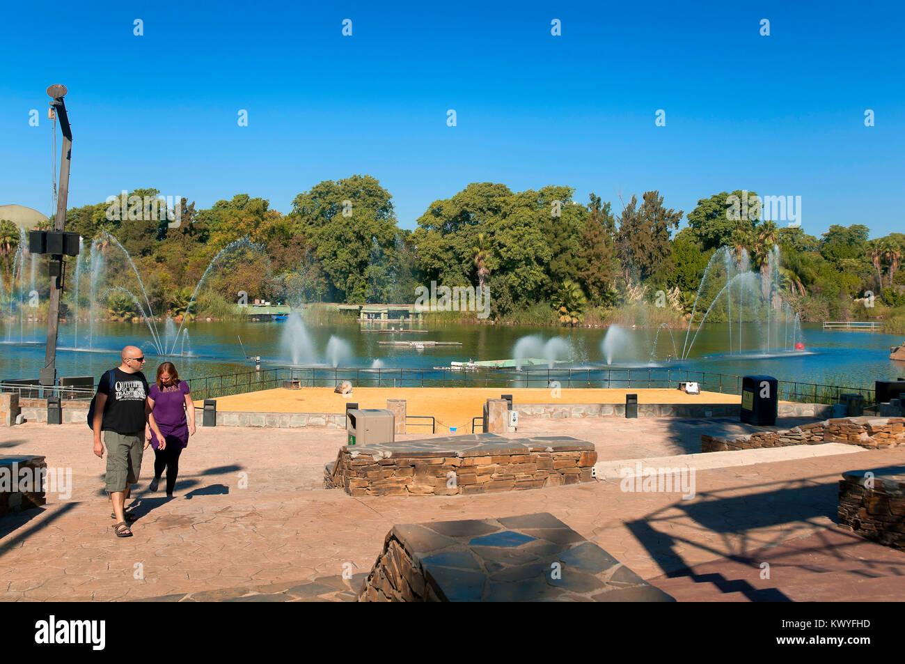 Isla Magica (Magic Island) Theme Park - The Lake Amphitheater, Seville ...