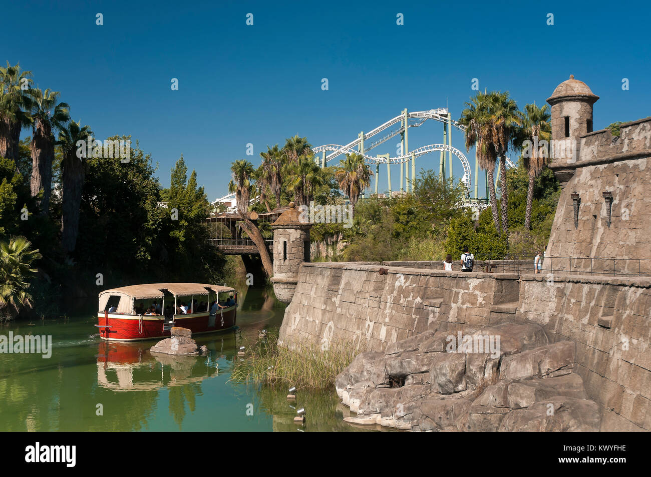 Isla Magica (Magic Island) Theme Park - boat ride through the park next ...