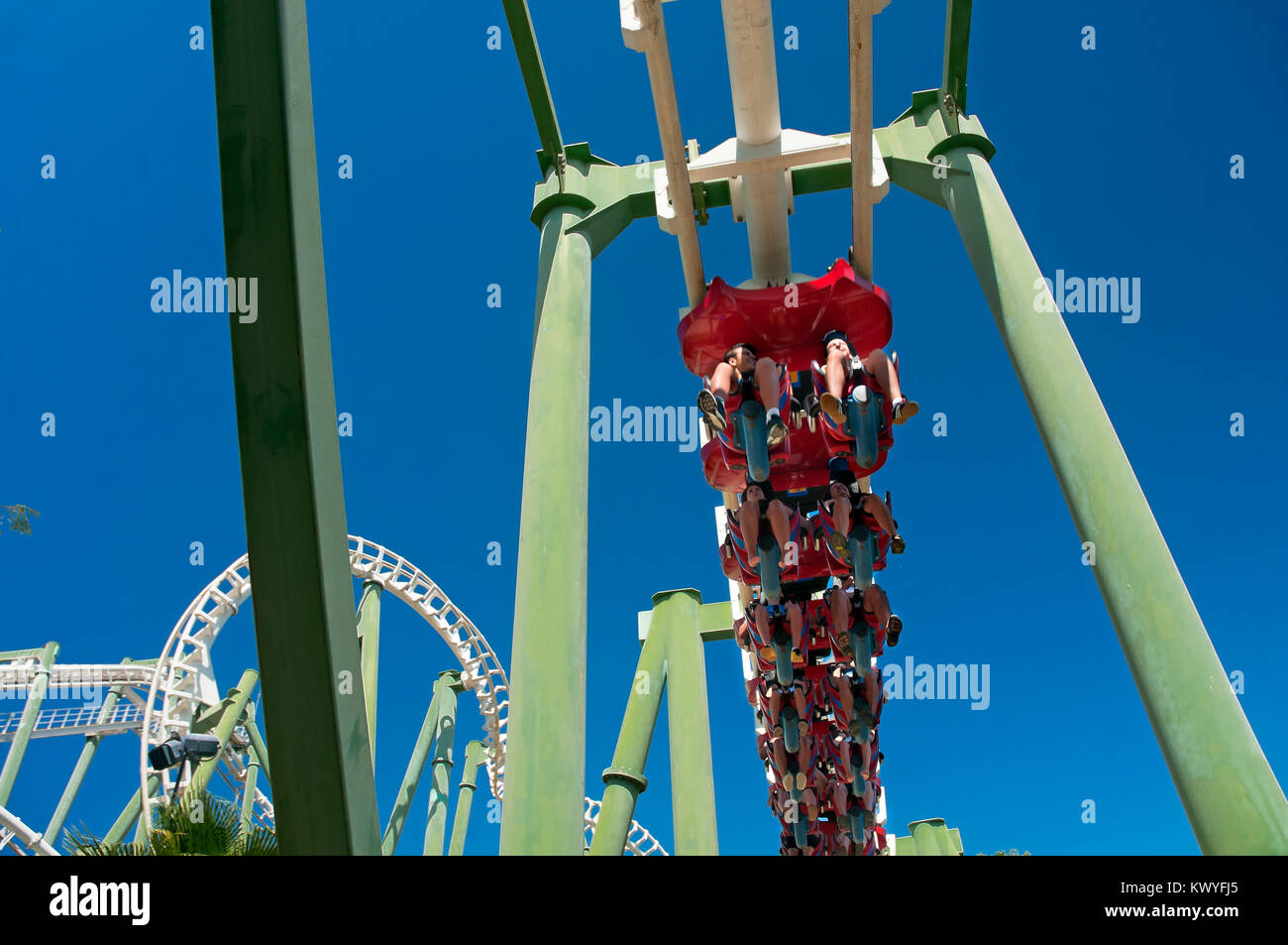 Isla Magica (Magic Island) Theme Park, The Jaguar - roller coaster ...