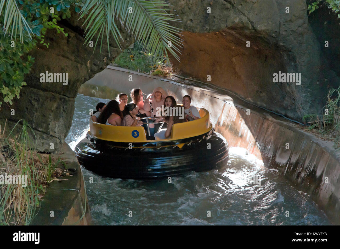 Isla Magica (Magic Island) Theme Park, Orinoco rapids attraction ...