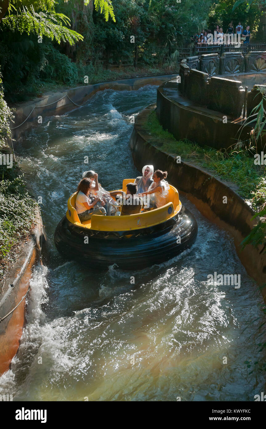 Isla Magica (Magic Island) Theme Park, Orinoco rapids attraction ...