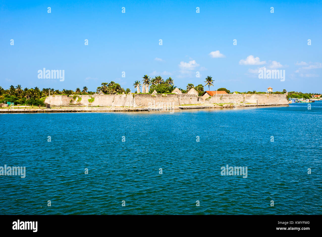 Mannar Fort is located on Mannar Island, Sri Lanka. Fort built by ...