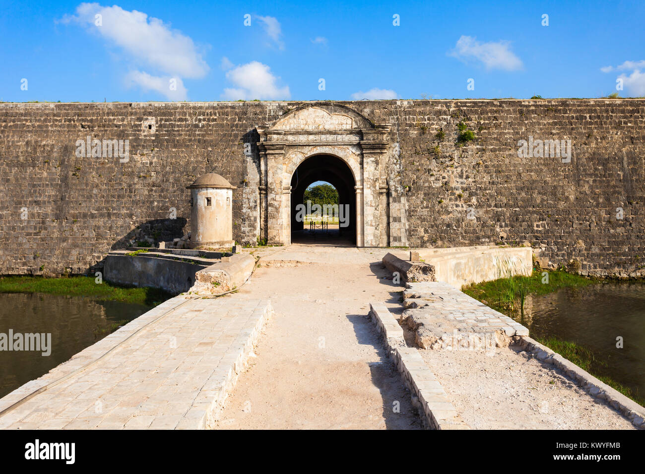 Jaffna Fort in Jaffna. Fort was built by the Portuguese in Jaffna ...