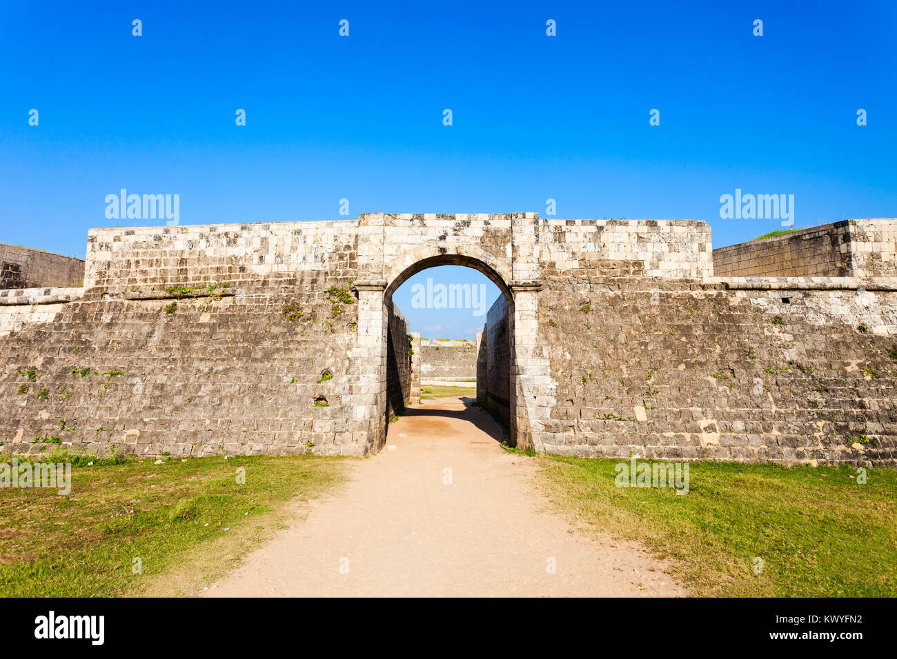 Jaffna Fort in Jaffna. Fort was built by the Portuguese in Jaffna ...