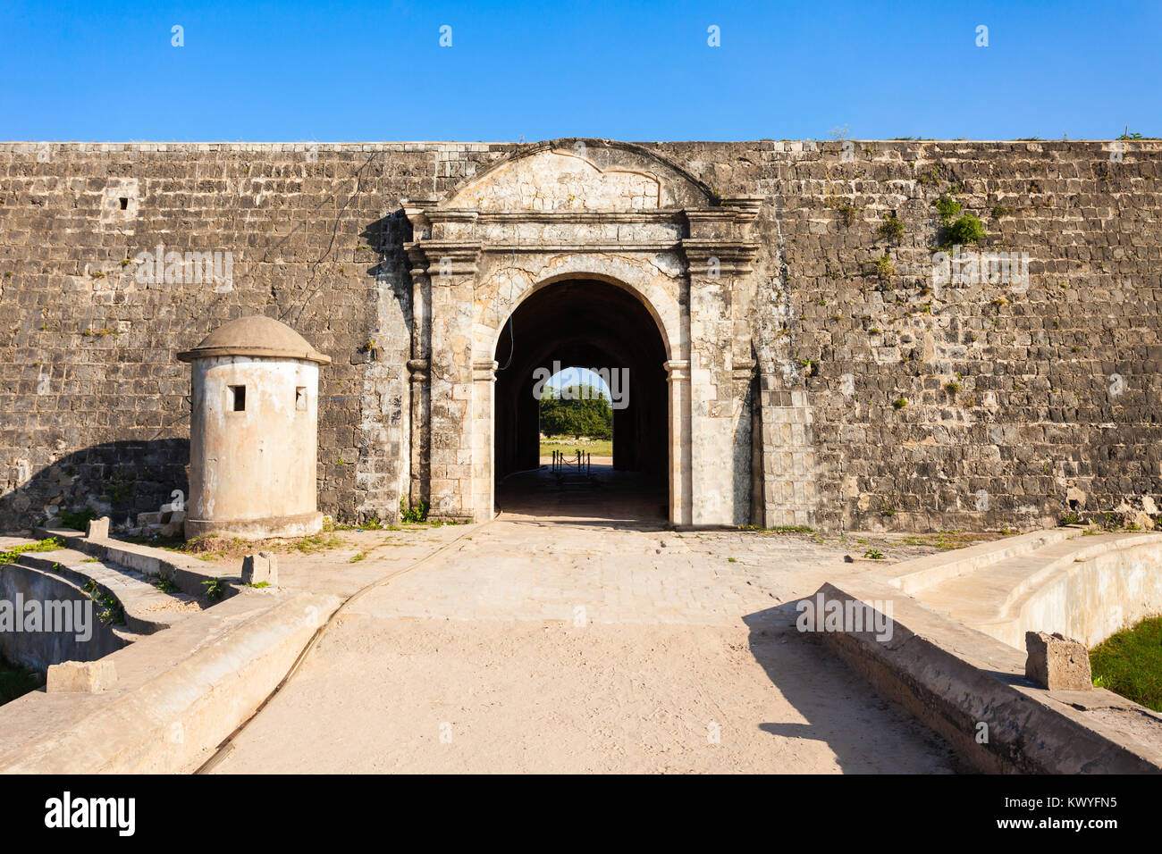 Jaffna Fort in Jaffna. Fort was built by the Portuguese in Jaffna ...
