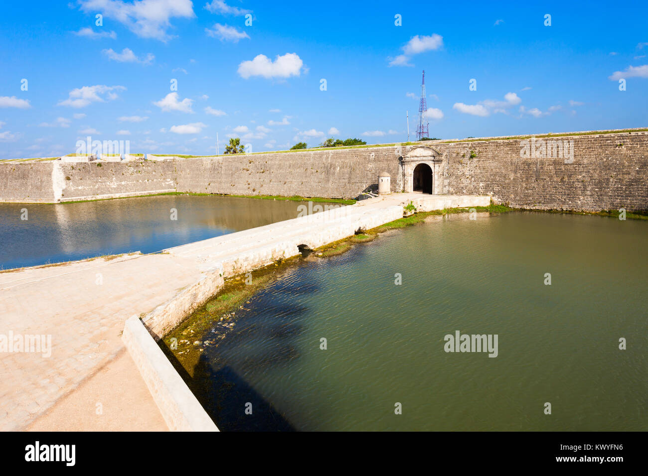 Jaffna Fort in Jaffna. Fort was built by the Portuguese in Jaffna ...