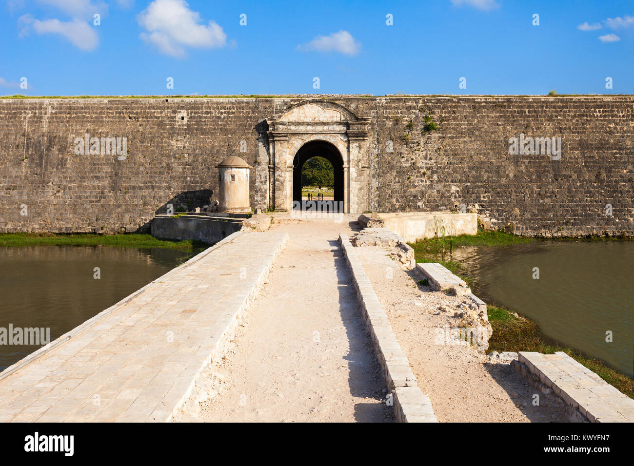 Jaffna Fort in Jaffna. Fort was built by the Portuguese in Jaffna ...