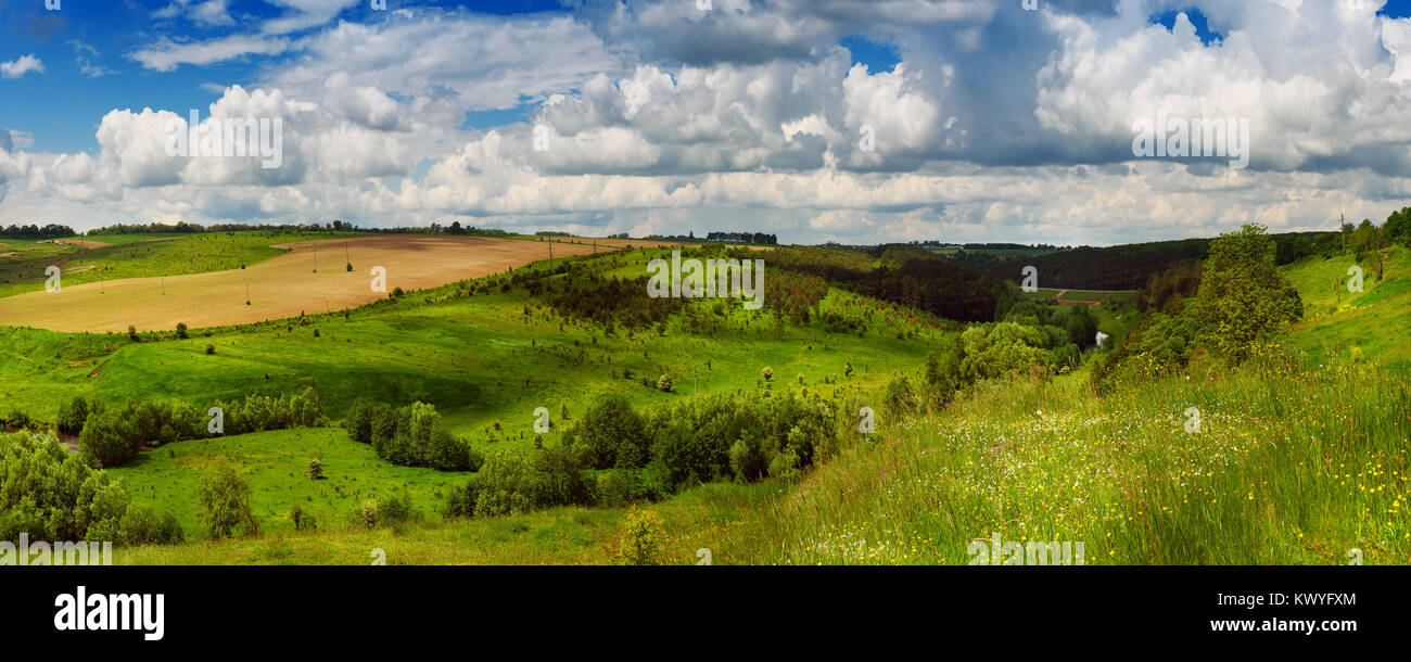 Rural spring landscape Stock Photo - Alamy